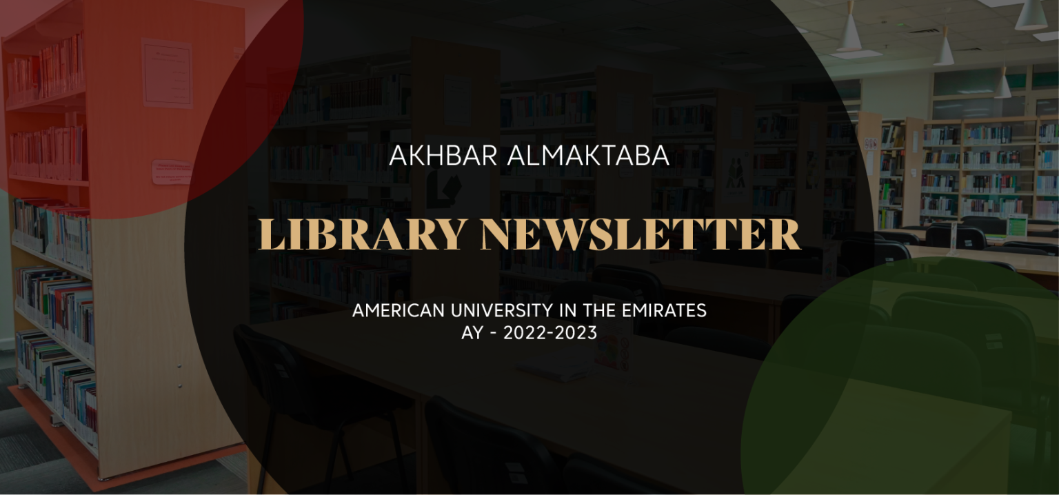 Library Newsletter AY 2022-2023 – Library